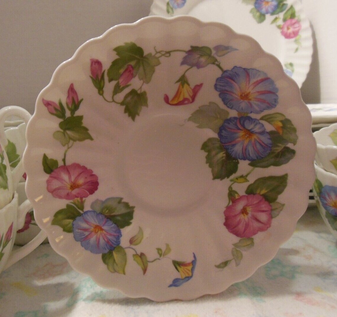 Embassy Ware Dishes Morning Glory Design 38 Pc. Set England Collector ...