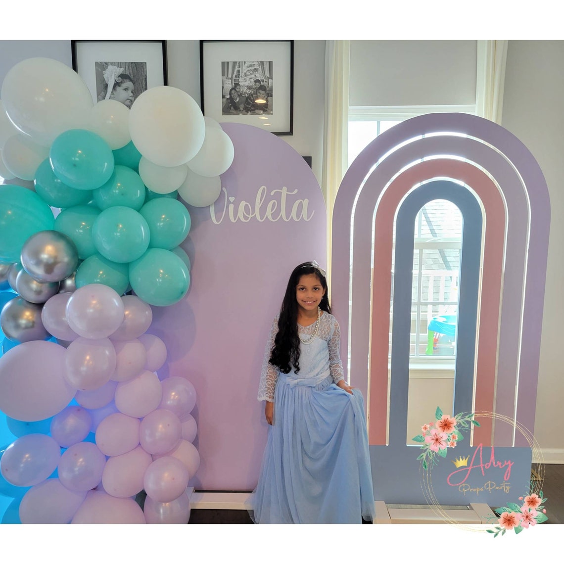 Rainbow Party Panels/backdrops, Bridal Backdrop, Wedding, Birthday ...