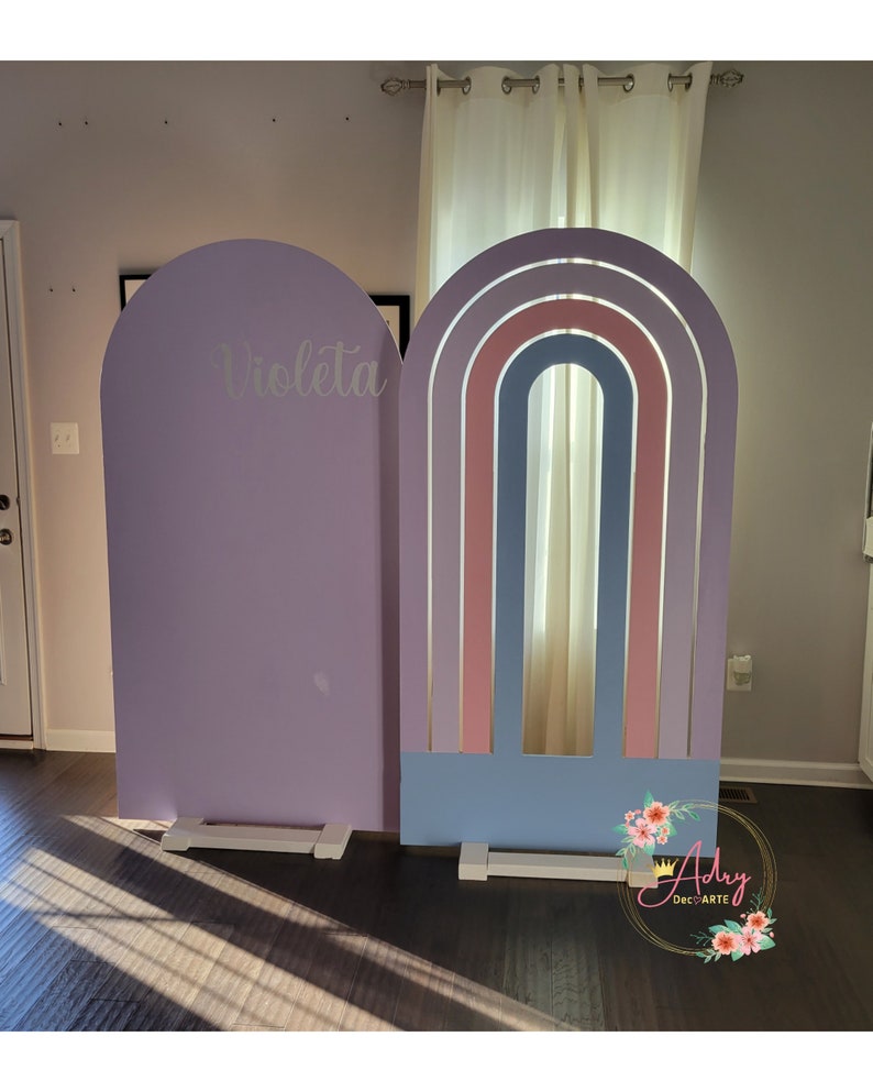 Rainbow Party Panels/backdrops, Bridal Backdrop, Wedding, Birthday ...