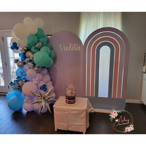 Rainbow Party Panels/backdrops, Bridal Backdrop, Wedding, Birthday ...
