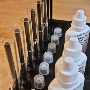 Gh, Kh, P04+ API Test Kit Holder and Dry Rack! || API Test Tube Holder ...