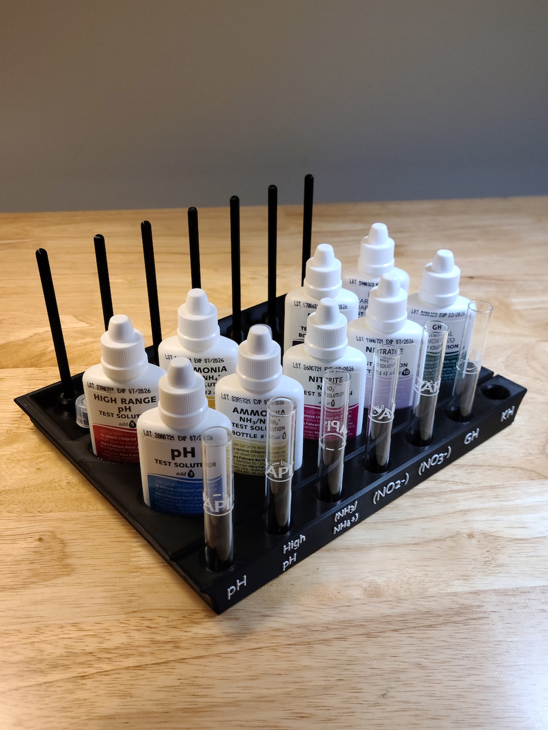 Gh, Kh API Test Kit Holder and Dry Rack! || API Test Tube Holder ...