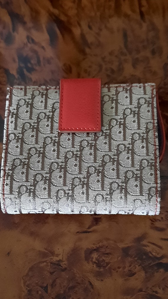 DIOR wallet, card case with DIOR logo, beige/brown, m… - Gem