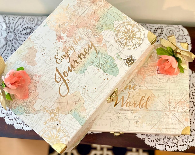 World Map Storage Boxes - Etsy