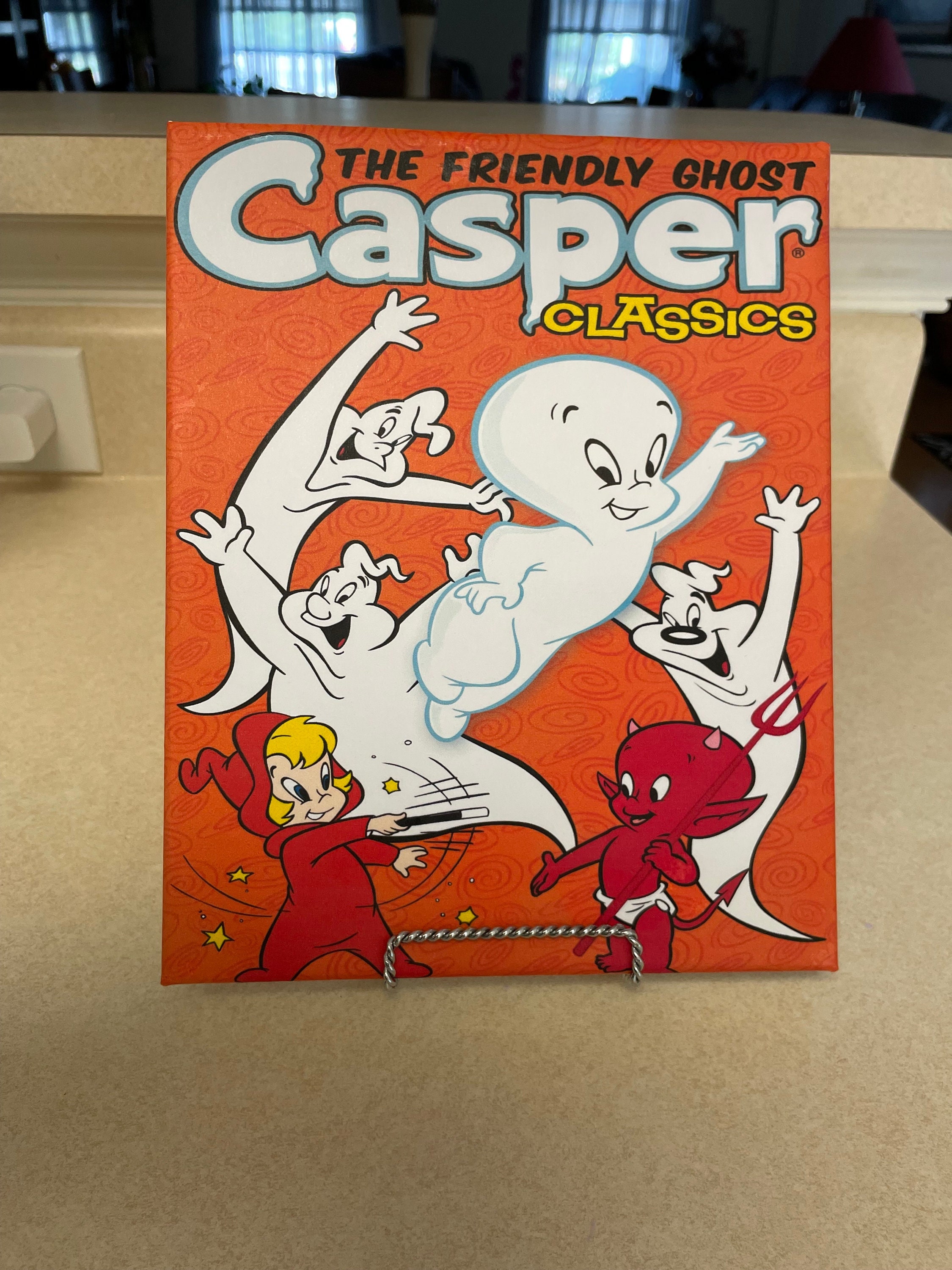 Casper the Friendly Ghost, His Friend Wendy, the Good Little Witch, and Little Devil Wall Art on ...