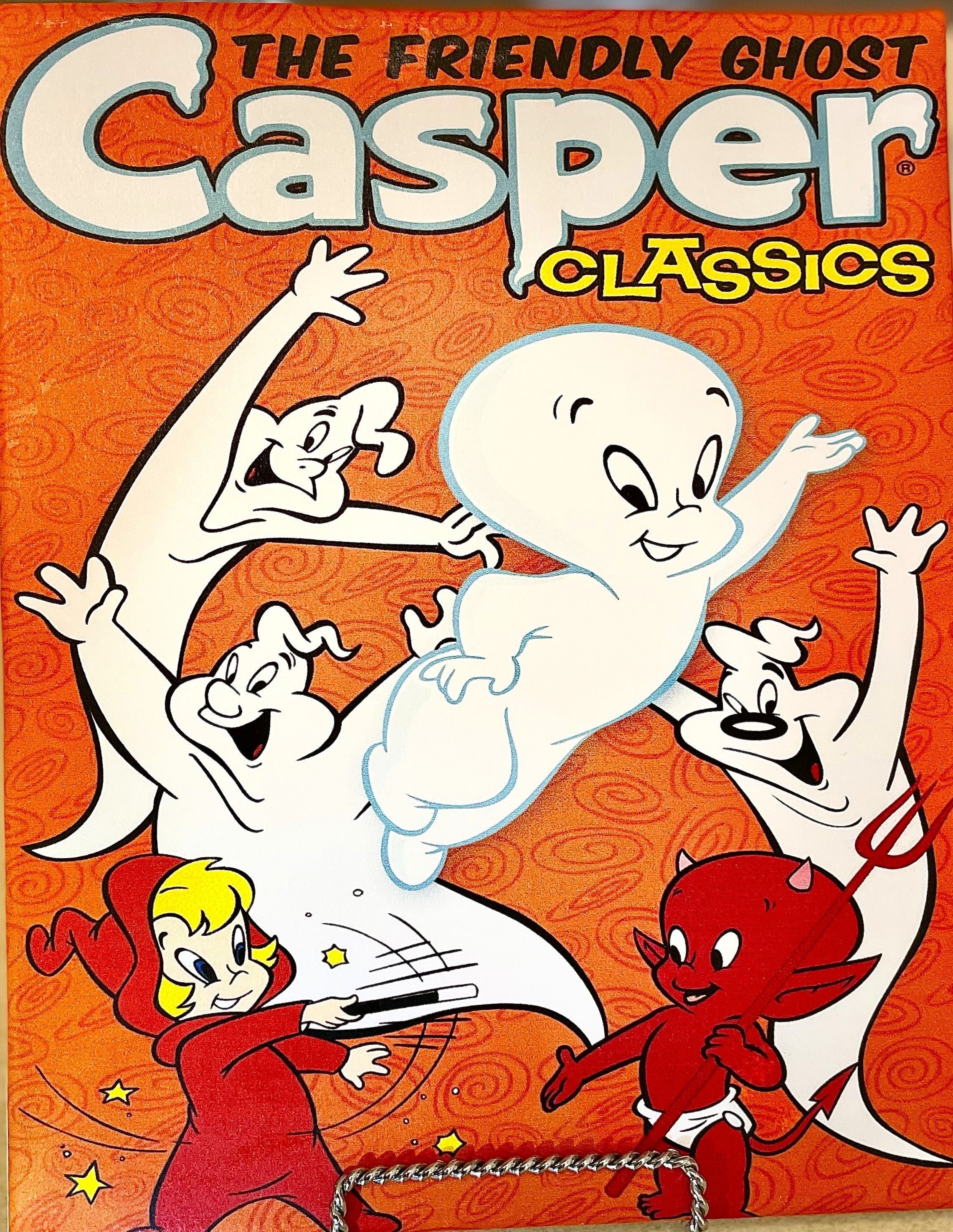 Casper the Friendly Ghost, His Friend Wendy, the Good Little Witch, and Little Devil Wall Art on ...