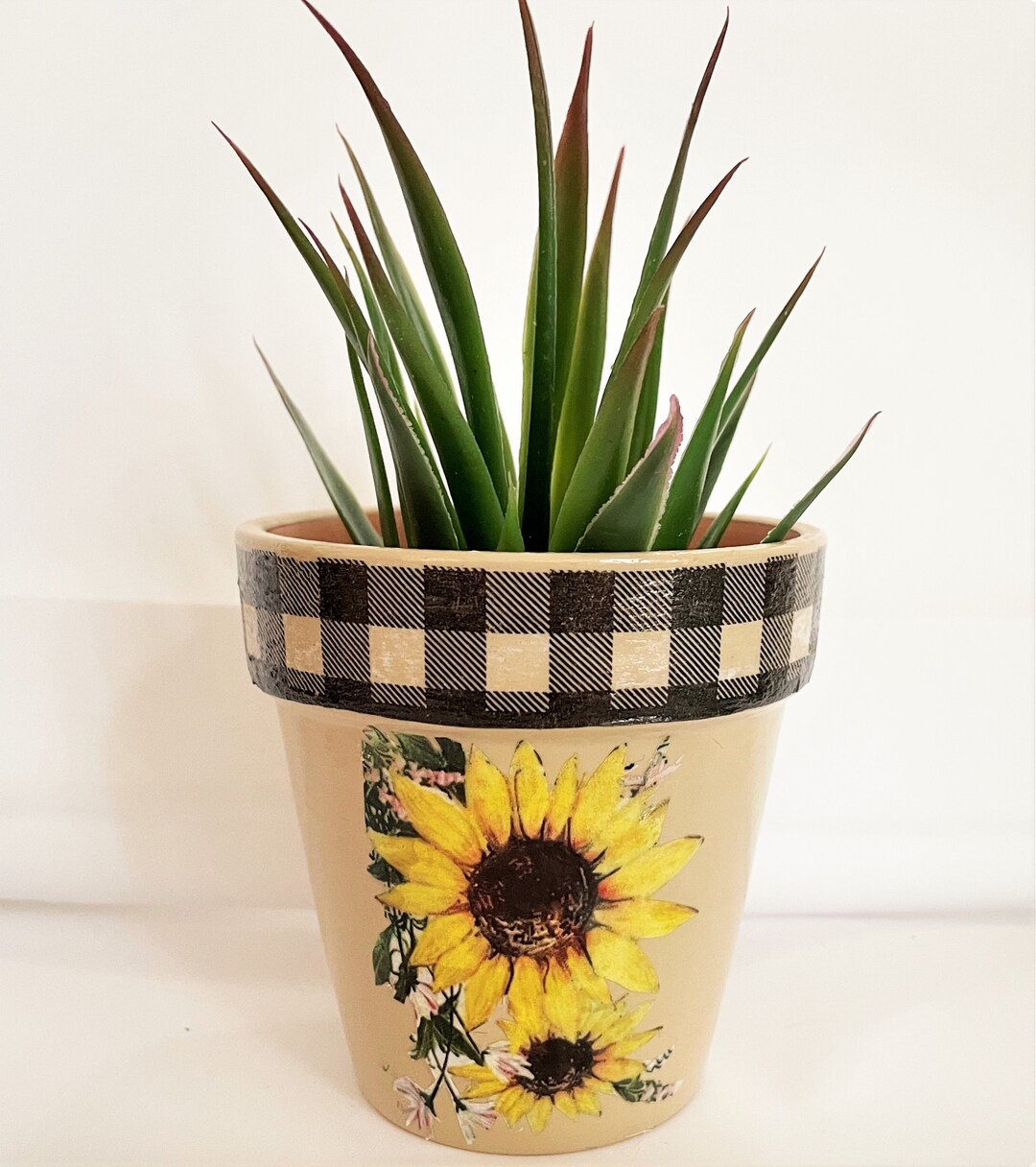 Sunflower Flowerpot-sunflower Planter Sunflower Gift - Etsy