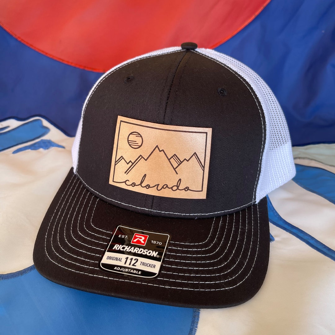 Colorado Signature Hat | Laser Engraved Leather Patch Hat | Richardson ...