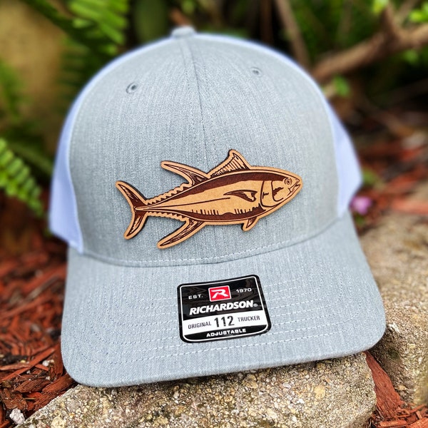 Fish Leather Patch Hats - Etsy