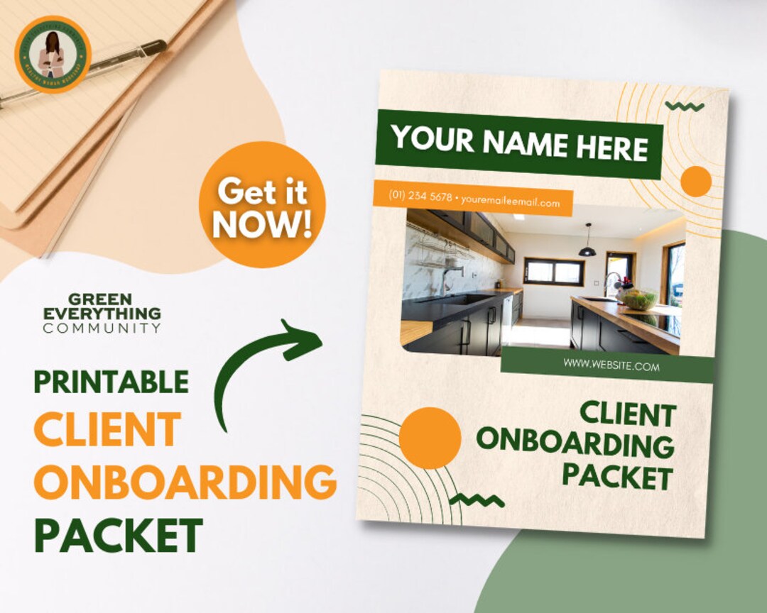 Printable New Client Onboarding Packet Real Estate Marketing Client