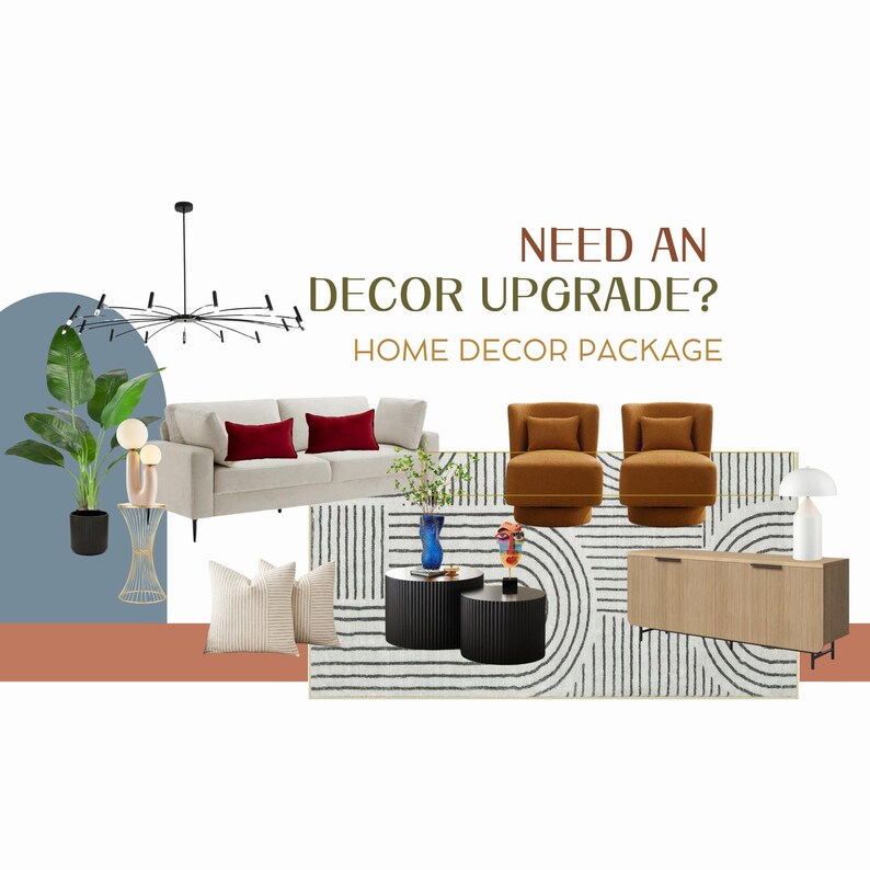 E-design Virtual Interior Design Service: Room Layout, Moodboard and ...