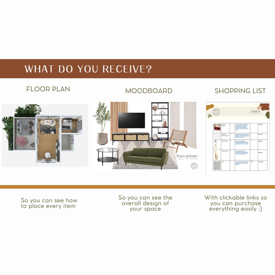 E-design Virtual Interior Design Service Home Styling / Custom Design 1 ...