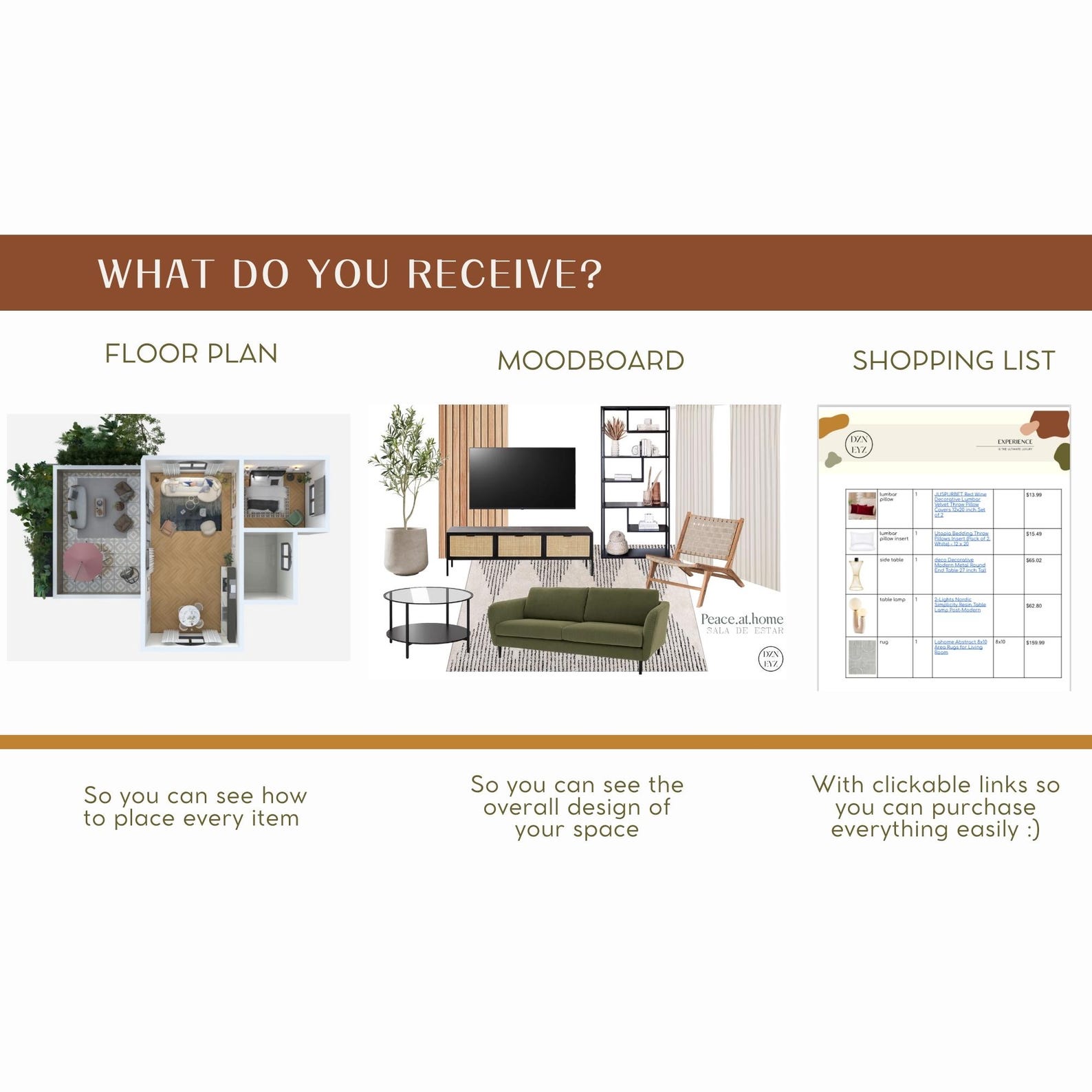 E-design Virtual Interior Design Service: Room Layout, Moodboard and ...