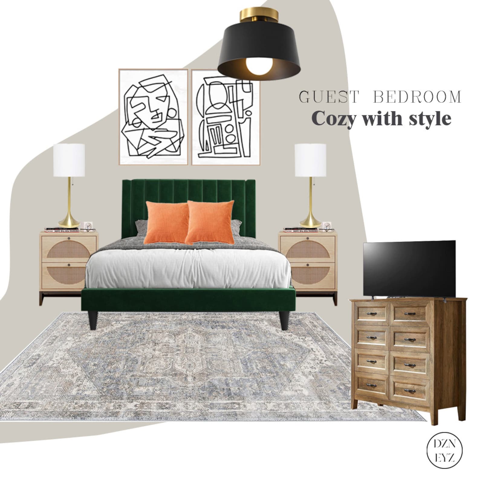 E-design Virtual Interior Design Service Home Styling / Custom Design 1 ...