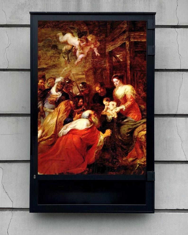 Jesus Adoration of the Magi Peter Paul Rubens C.1633 Louvain Painting ...