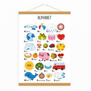 Alphabet Poster Abc Poster Alphabet Preschool Posters - Etsy