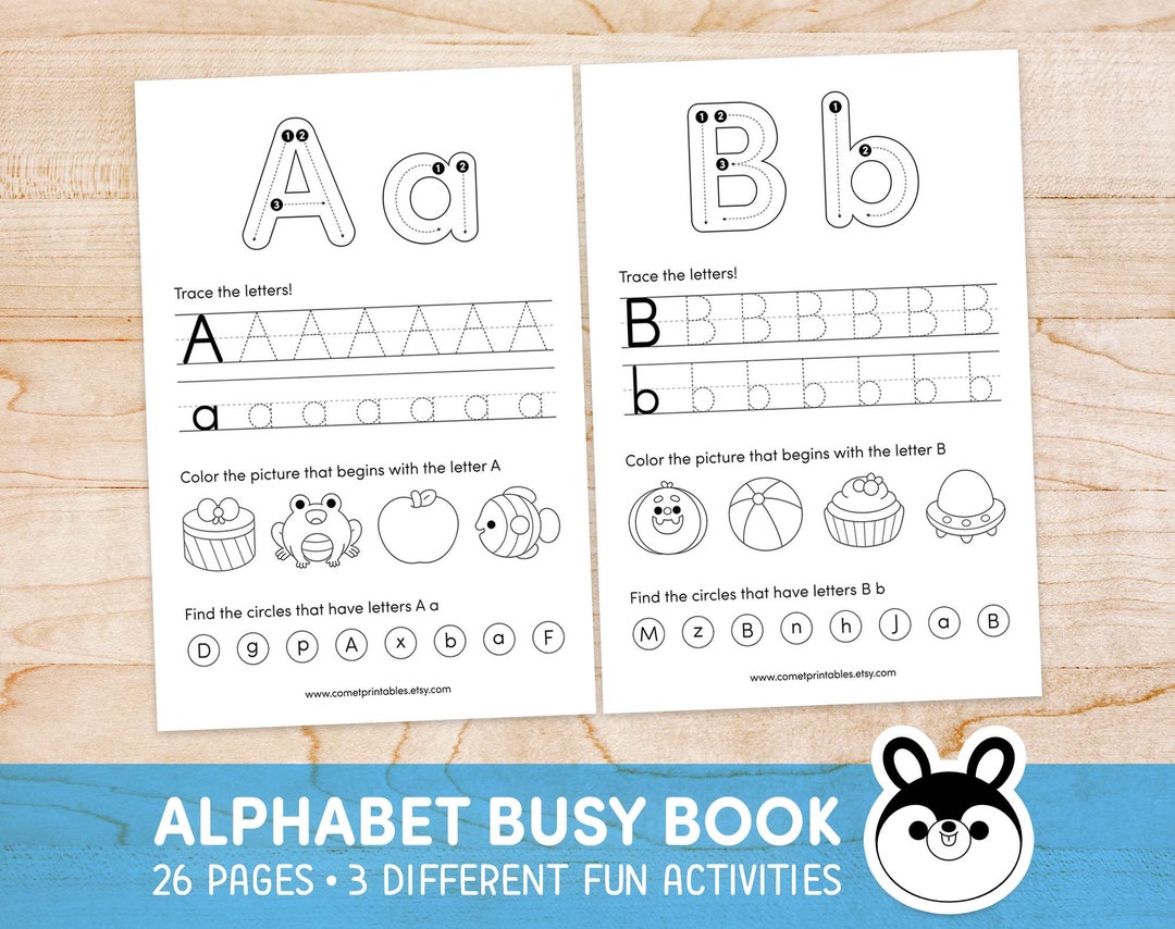 Preschool Handwriting Worksheet, Alphabet Writing Practice, ABC Letter ...