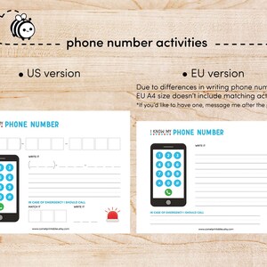 Address and Phone Number Practice Activity, I Know My Home Address ...