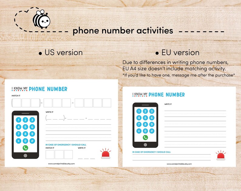 Address and Phone Number Practice Activity I Know My Home - Etsy