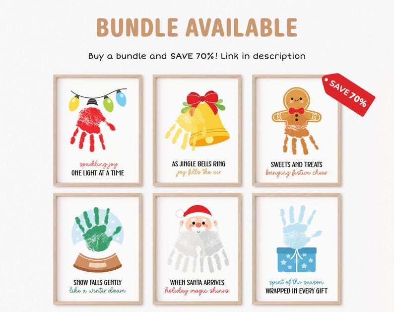 Christmas Lights Handprint Art Craft, Christmas Handprint Crafts for ...