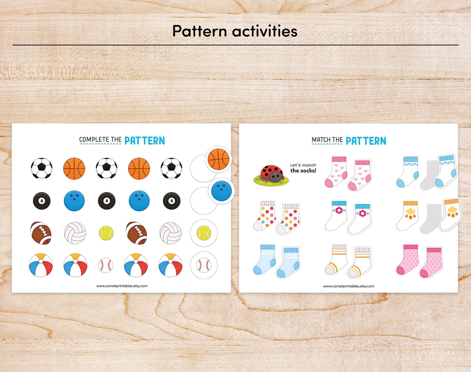 Pre-k Toddler Busy Book With Alphabet Learning Chart, Matching Colors ...