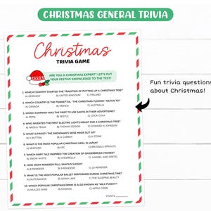 Christmas Trivia Bundle, Christmas Bundle, Movie, Songs and Music ...