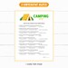 Camping Trivia Game, Camping Quiz Games, Camp Questions, Camping ...