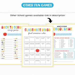 Back to School Dicebreaker, First Day of School Icebreaker, Kids ...