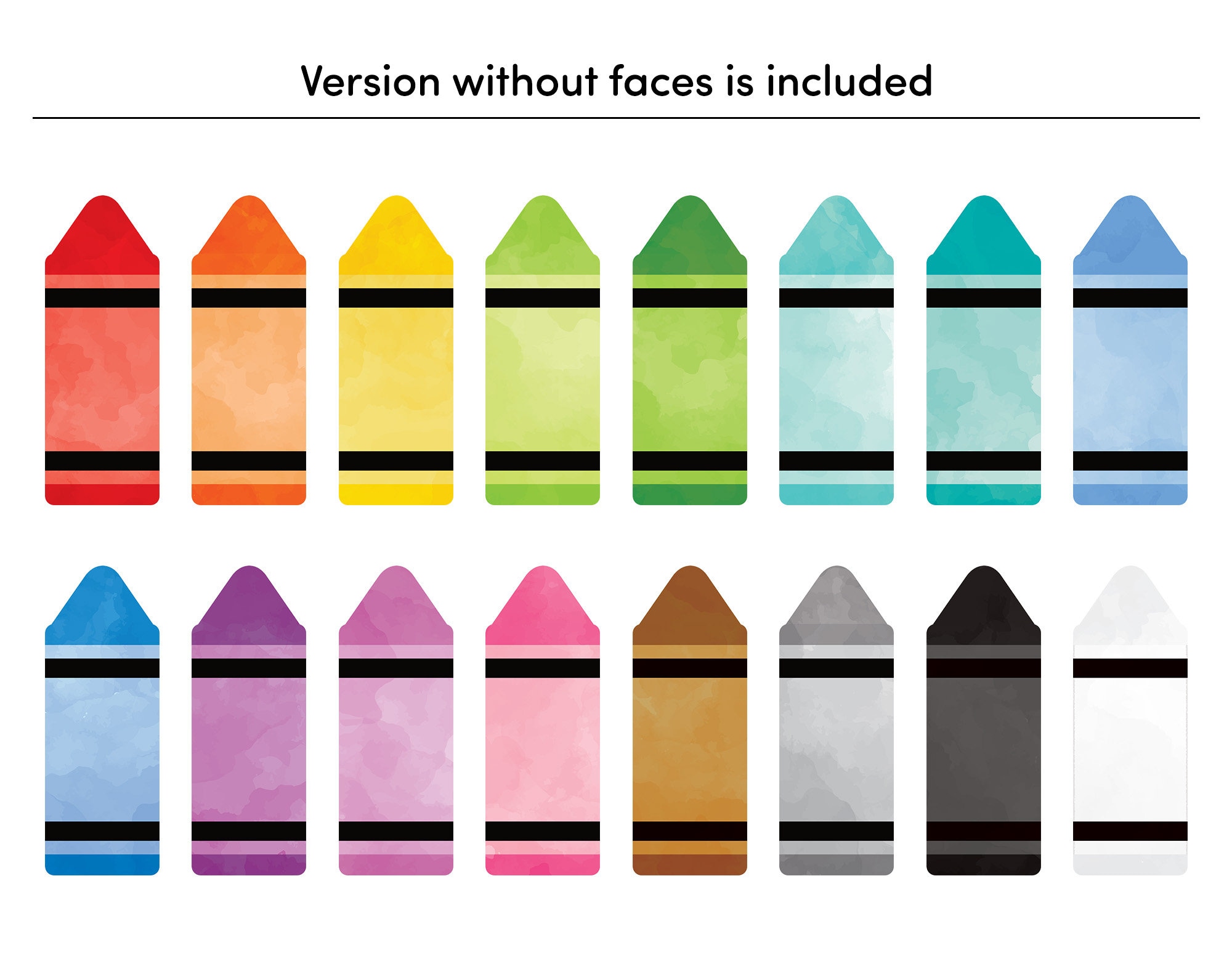 Crayons Clipart Back to School Clipart Bulletin Board Ideas - Etsy