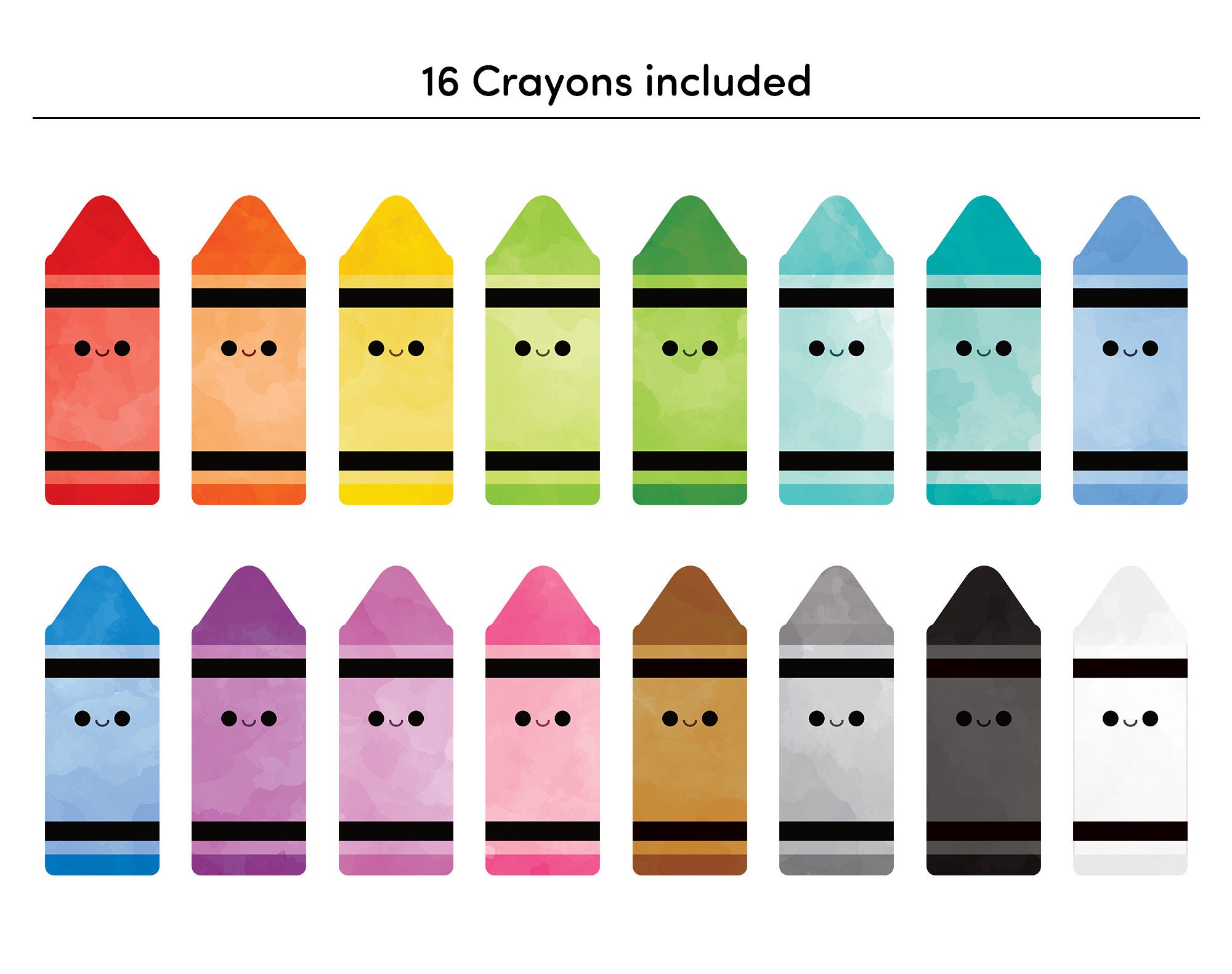 Crayons Clipart Back to School Clipart Bulletin Board Ideas - Etsy ...