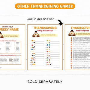 Thanksgiving Trivia Game, Thanksgiving Trivia Questions, Printable ...