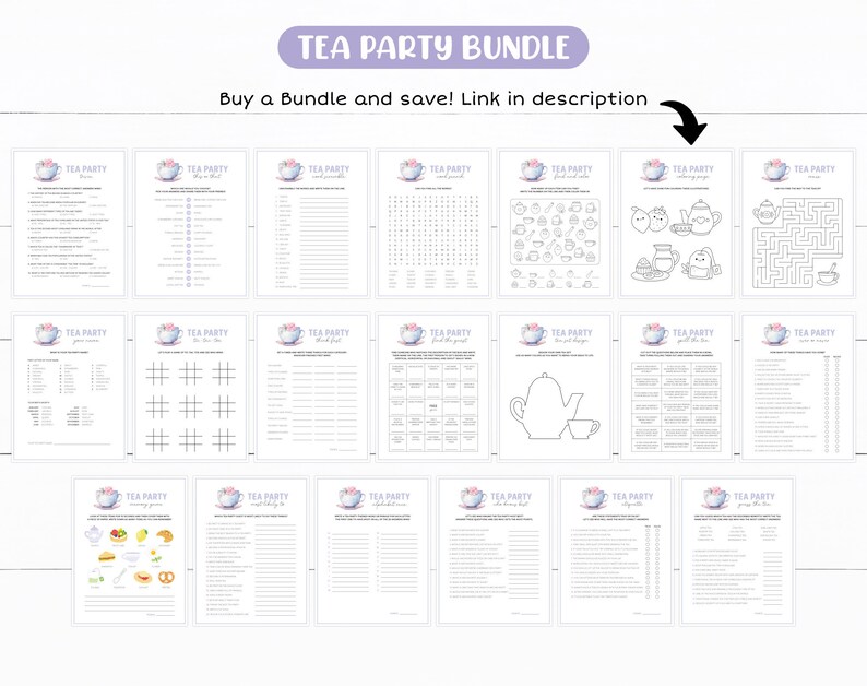 Tea Party Etiquette Game, Tea Etiquette Trivia Quiz, Printable Kids Tea ...