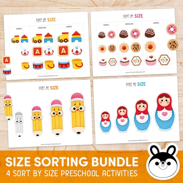 Big and Small Printable - Etsy