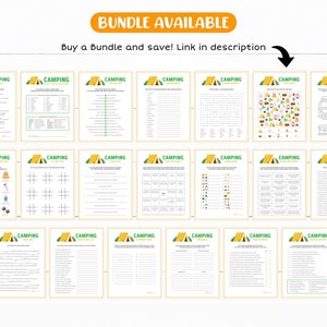 What's Your Camping Name Game With Tags, Create a Camping Name, Camping ...