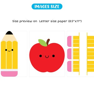 Teacher PNG Clipart, Cute Apple and Pencil Clipart, Back to School ...