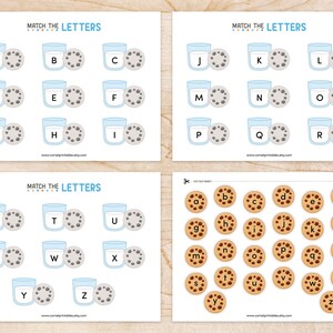 Uppercase and Lowercase Letter Matching Activity, Alphabet Matching ...