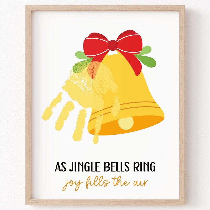 Christmas Handprint Art - Etsy