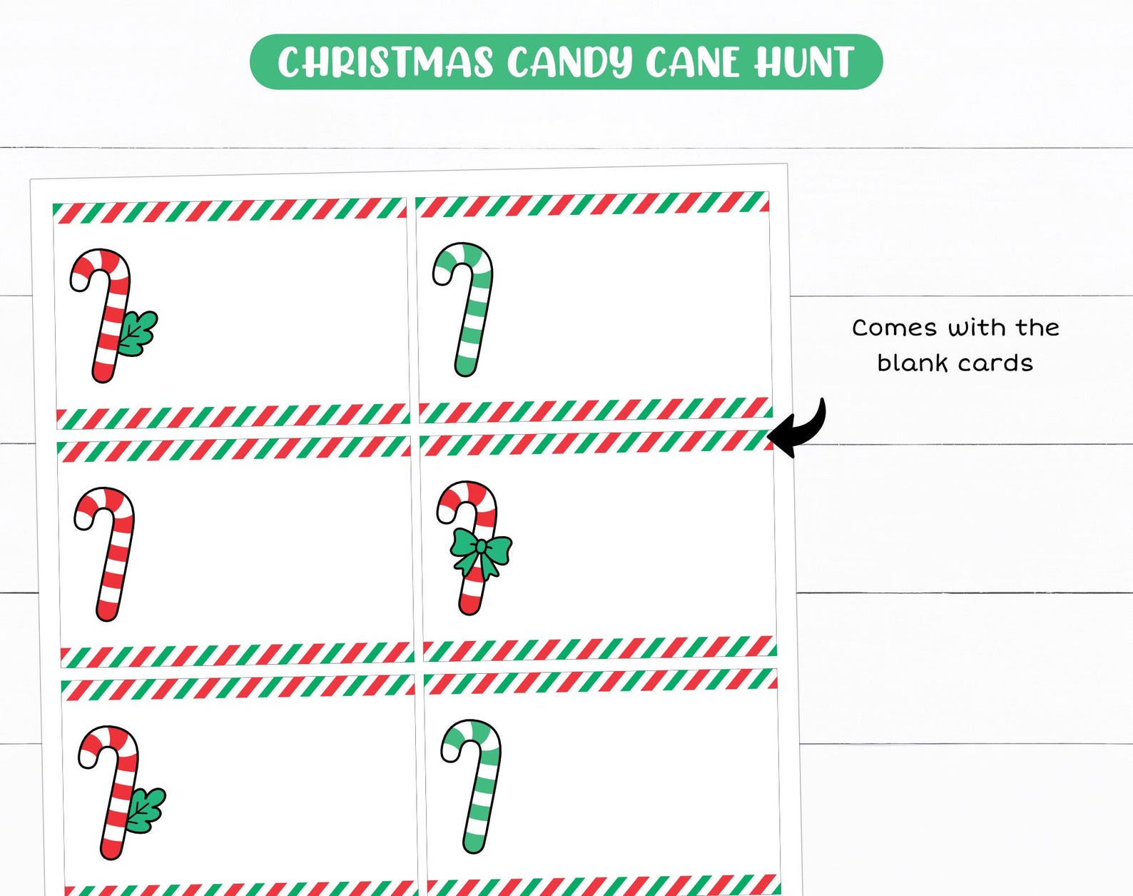Candy Cane Hunt Clues, Candy Cane Scavenger Hunt, Candy Cane Treasure ...