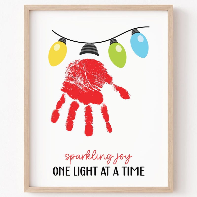 Christmas Handprint - Etsy