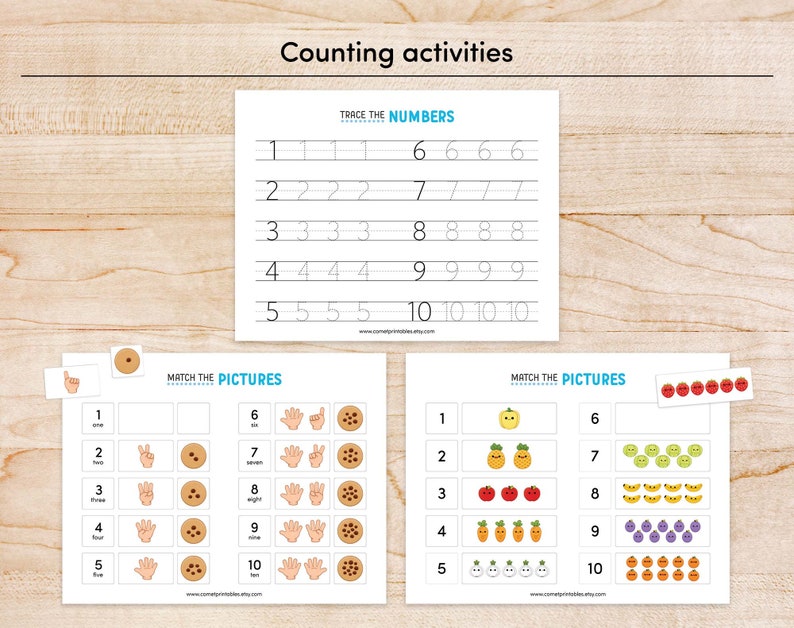 Pre-k Toddler Busy Book With Alphabet Learning Chart, Matching Colors ...