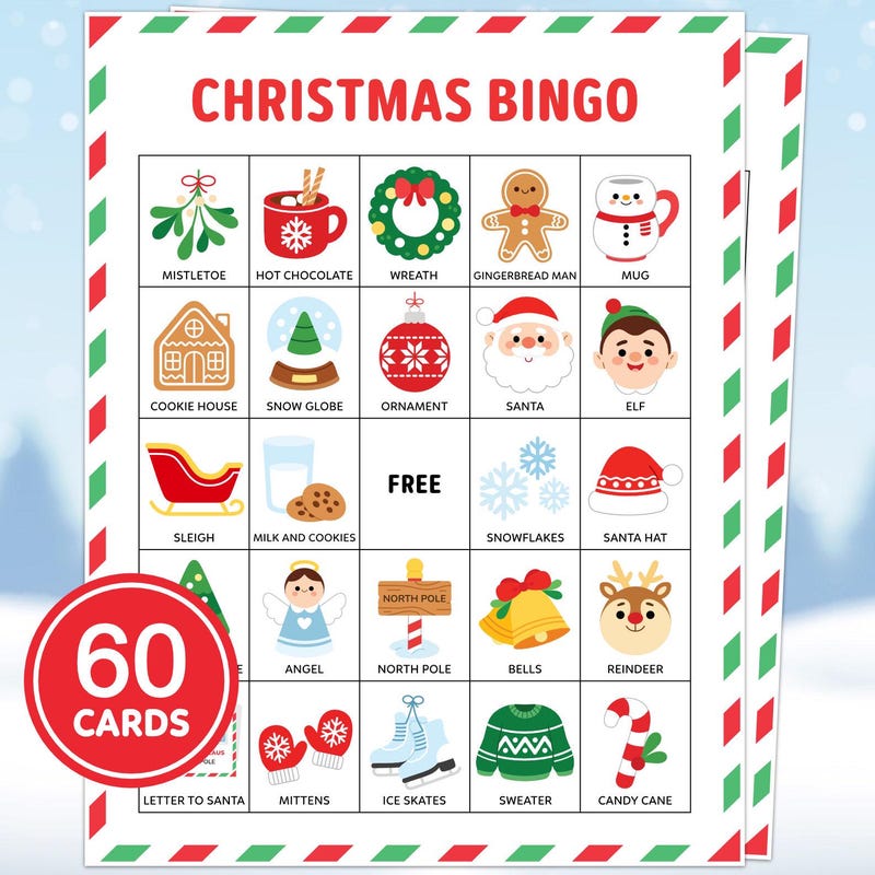 Christmas Bingo - Etsy