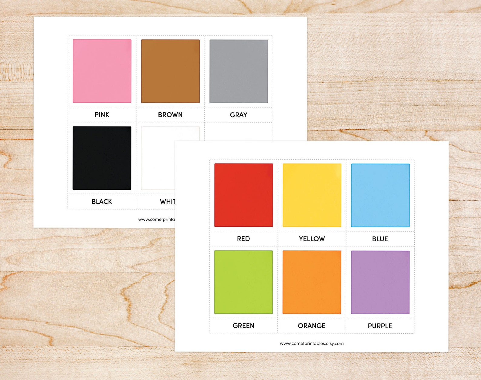 Learning Colors Preschool Printables, Color Worksheet, Color Matching ...