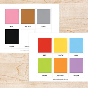 Learning Colors Preschool Printables, Color Worksheet, Color Matching ...