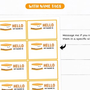 What's Your S'mores Name Game With Tags, Whats Your Smores Name ...