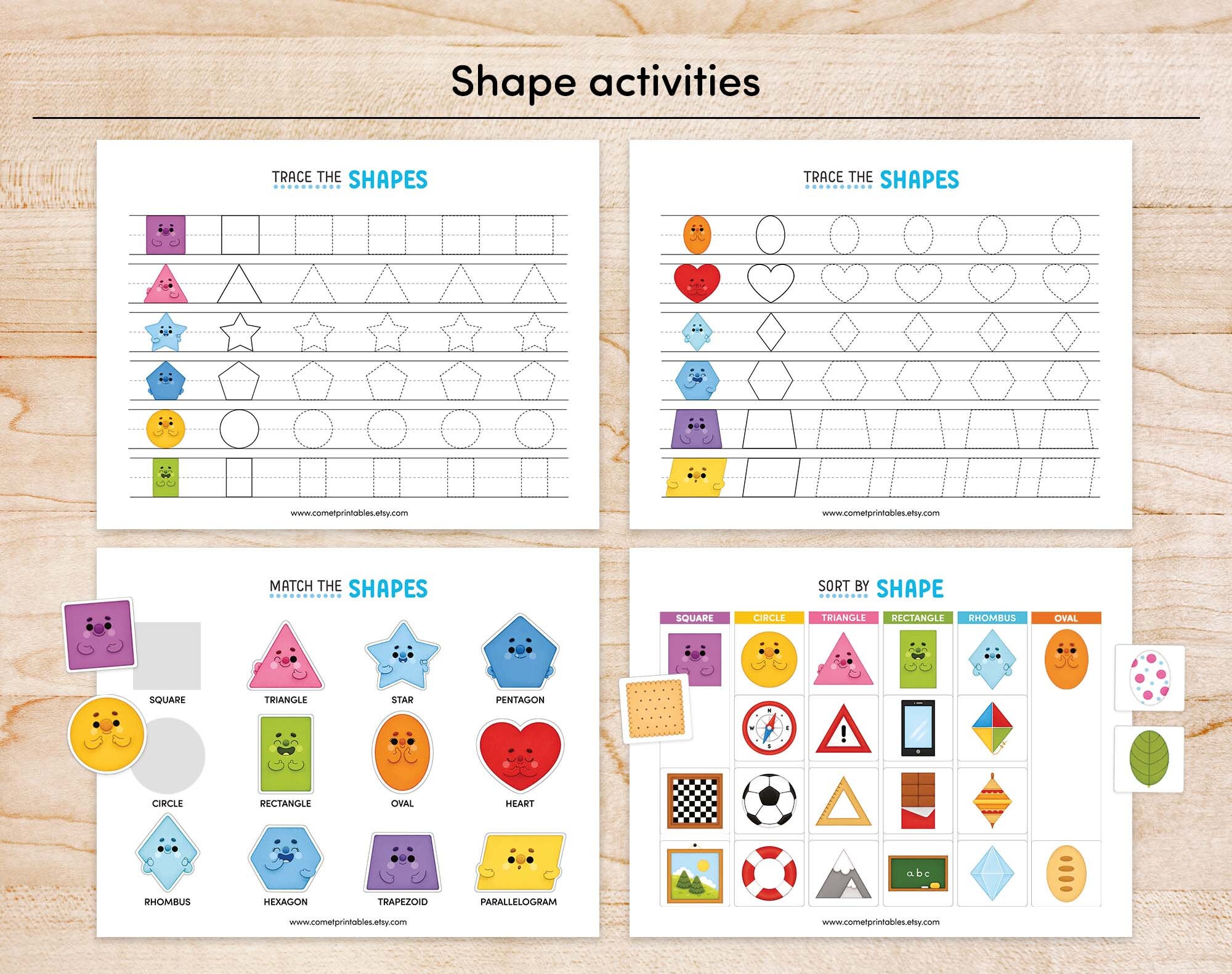 Pre-k Toddler Busy Book With Alphabet Learning Chart, Matching Colors ...