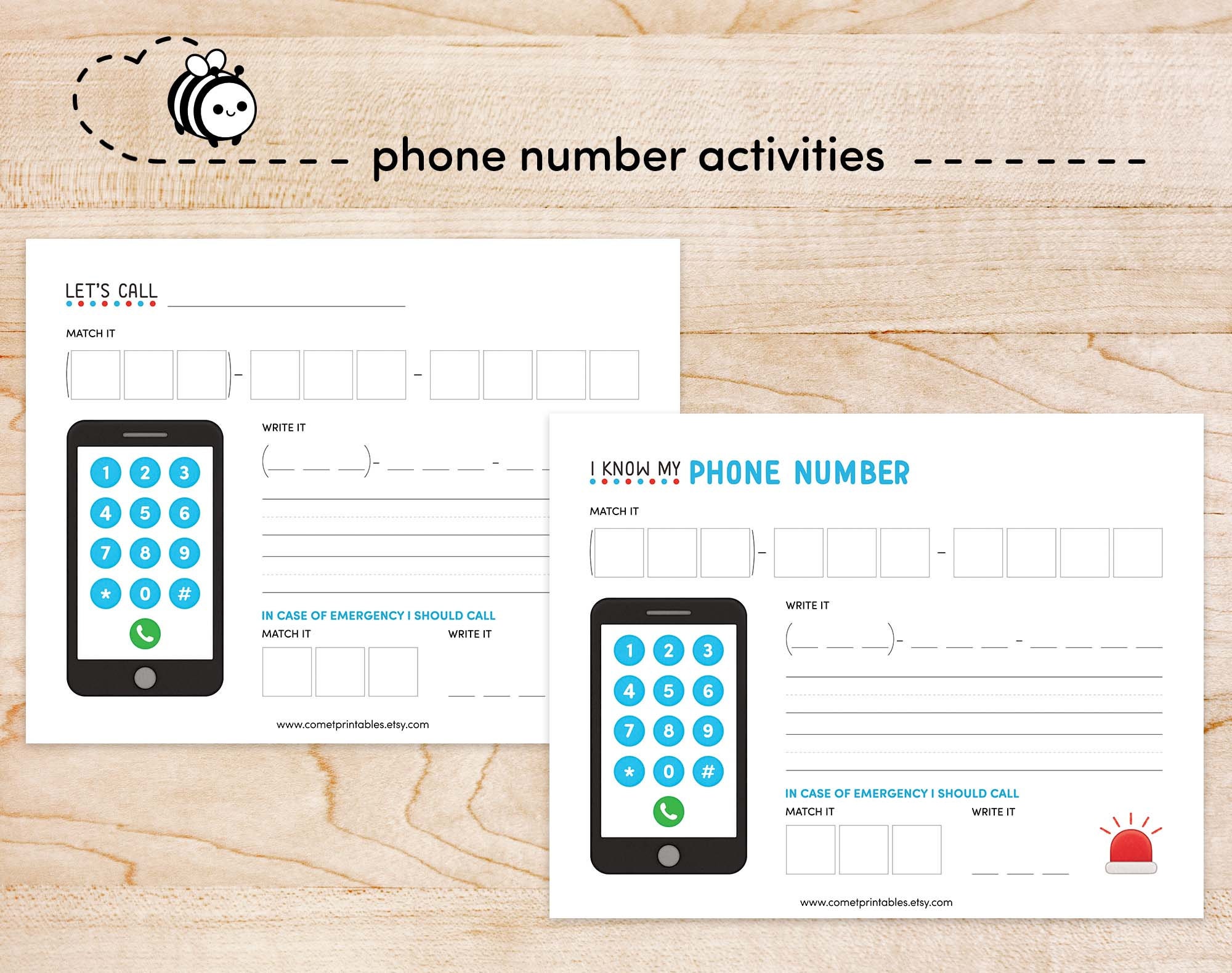 Address and Phone Number Practice Activity I Know My Home - Etsy