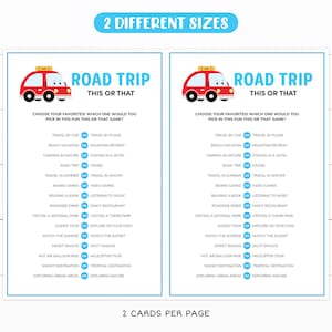 Kids Road Trip Games Bundle, Family Road Trip Pack, Printable Travel ...