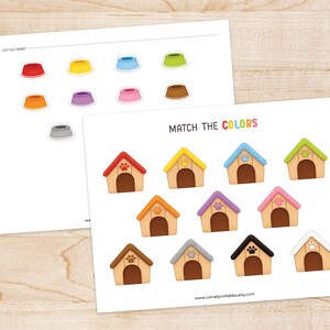 Colors Worksheet Bundle, Preschool Printables, Montessori Busy Book ...
