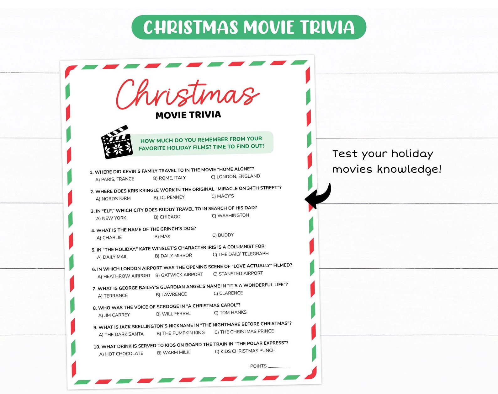 Christmas Trivia Bundle, Christmas Bundle, Movie, Songs and Music ...