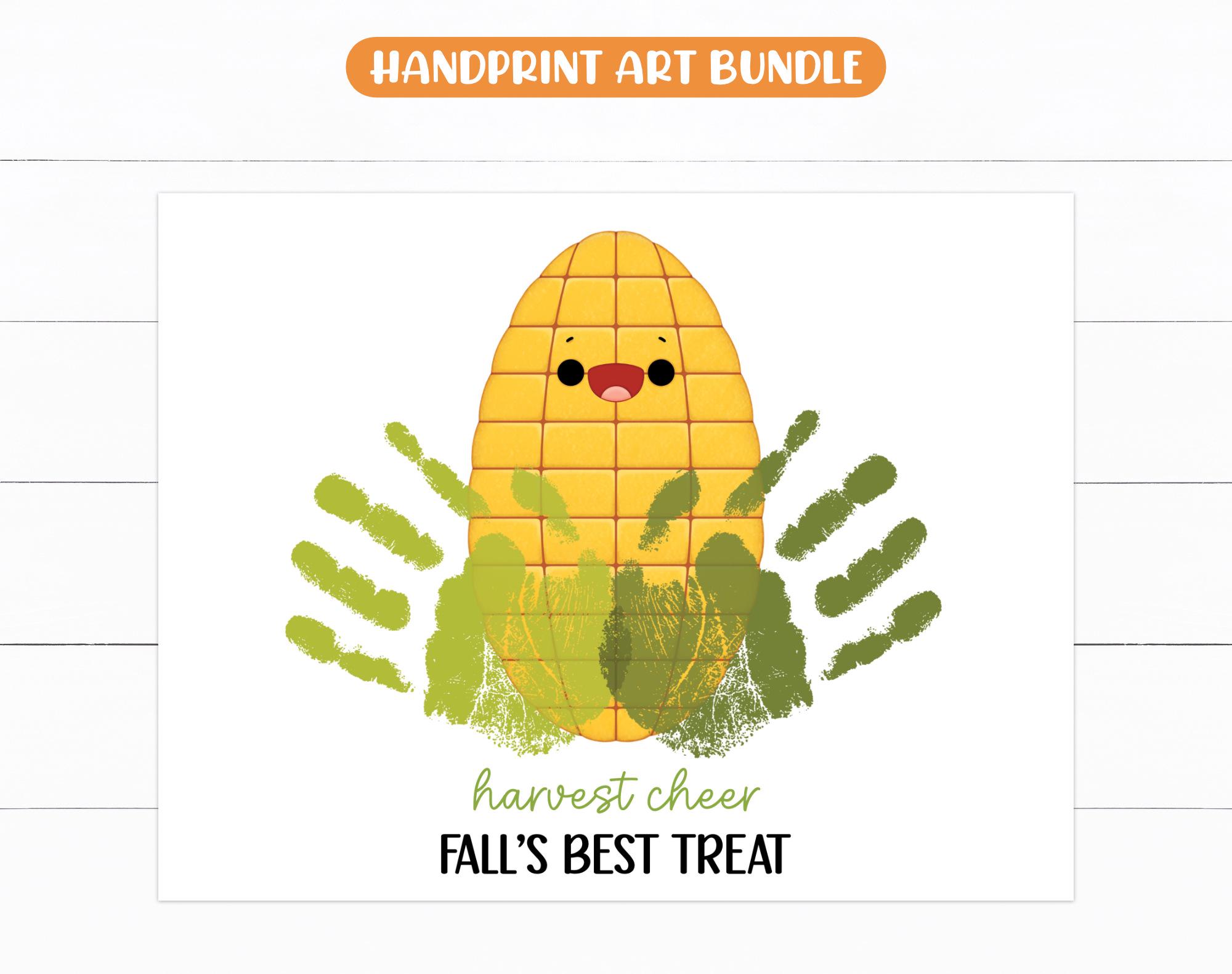 Fall Handprint Bundle, Fall Handprint Art Bundle, Fall Handprint Craft ...